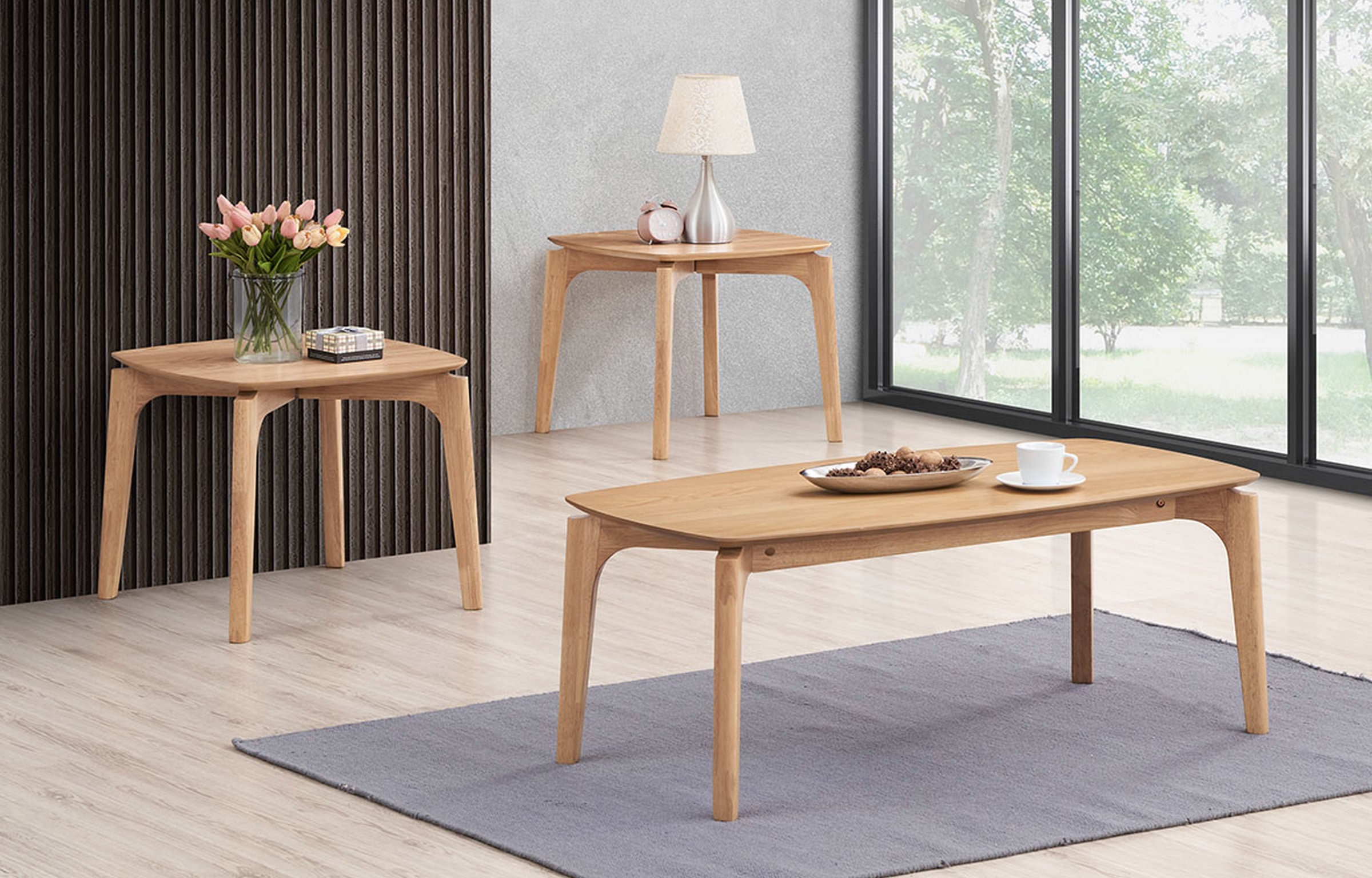 ROCCA COFFEE TABLE- NATURAL OAK – Kate Co Home & Design Studio
