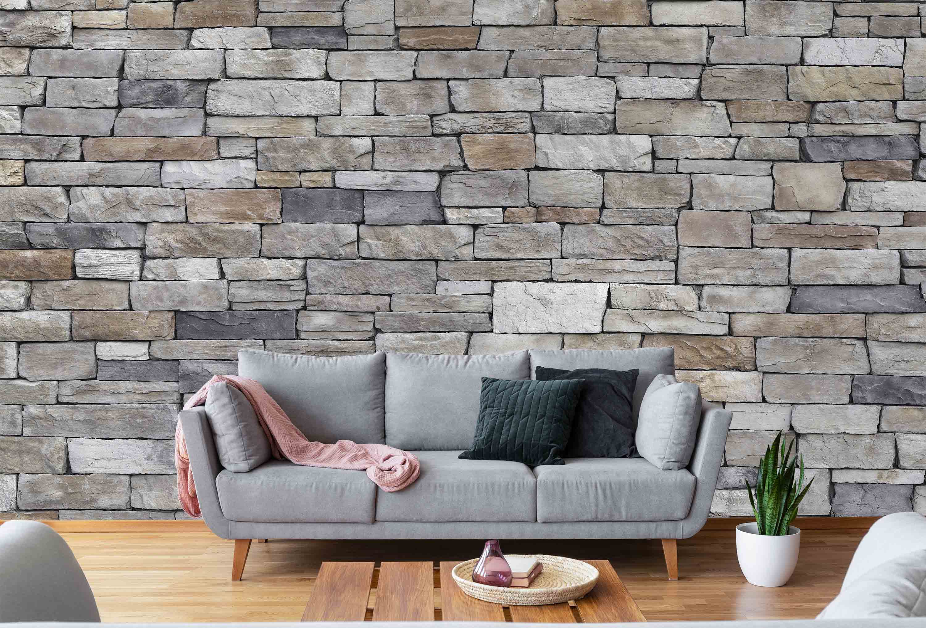 STONE TEXTURE WALL MURAL – Kate Co Home & Design Studio
